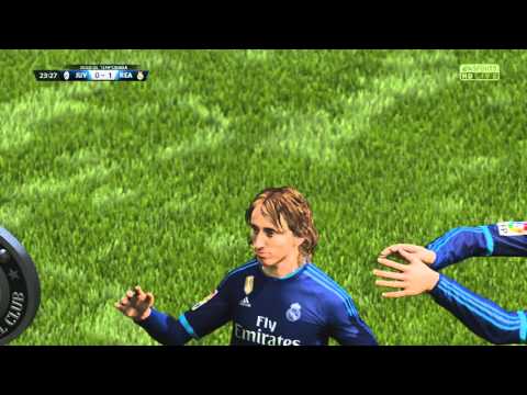 FIFA 16 Modric bicycle kick goal - YouTube