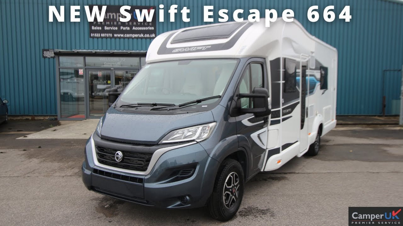 2022 Swift Escape 664 Motorhome For Sale at Camper UK - YouTube
