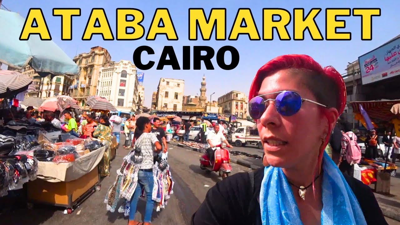Explore Cairo's Largest Market | Ataba 4K Walking Tour | Egypt Vlog ...