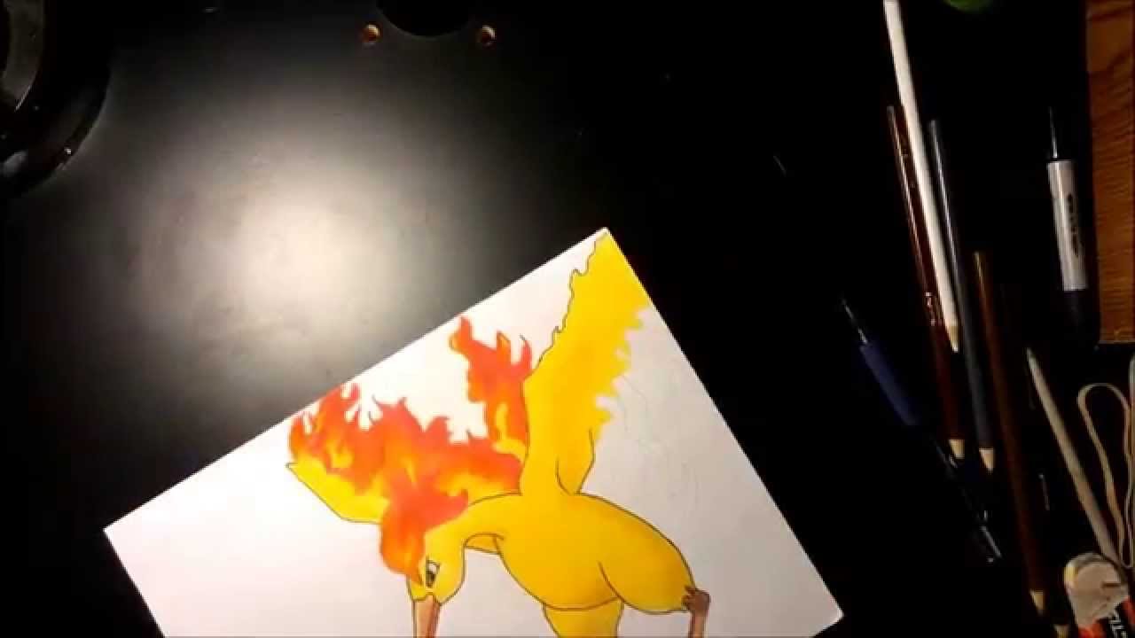 how to draw pokemon - moltres - YouTube