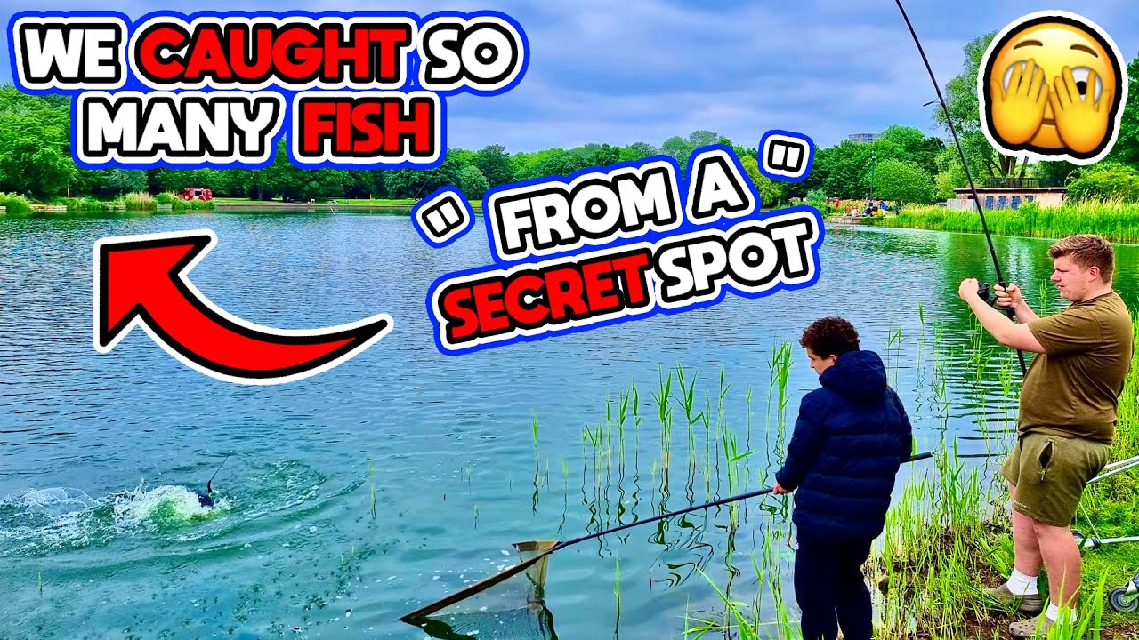 We Caught So Many Fish In One 'Secret' Area !! | Burgess Park Lake Carp ...