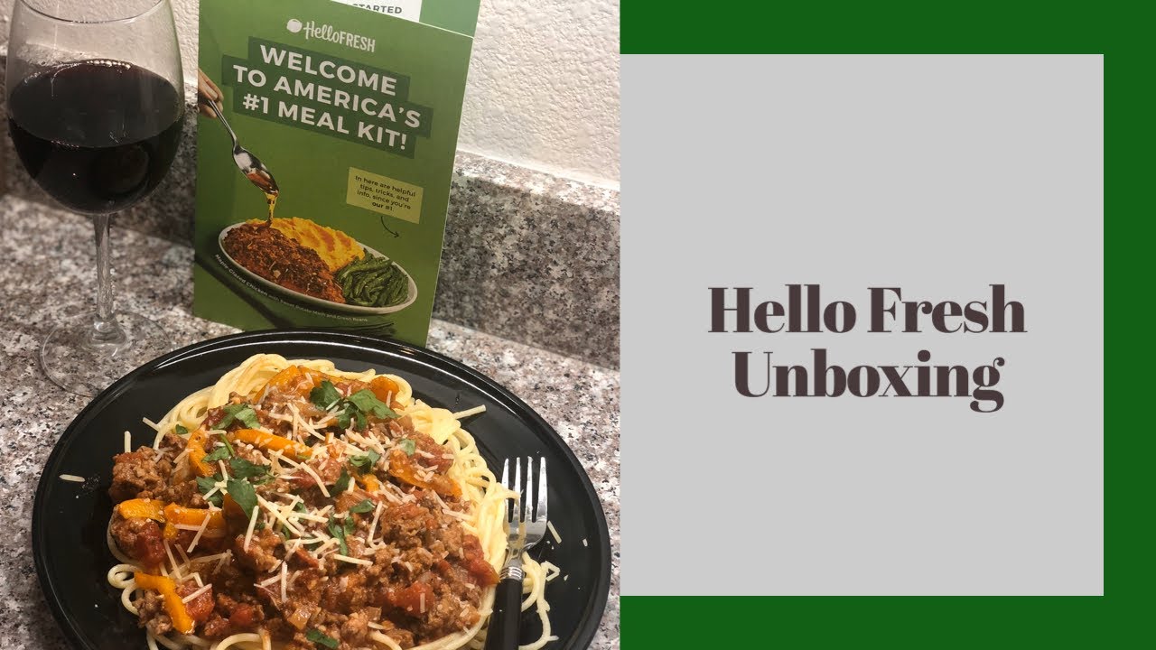 Trying Hello Fresh !! Is it worth it ?? - YouTube