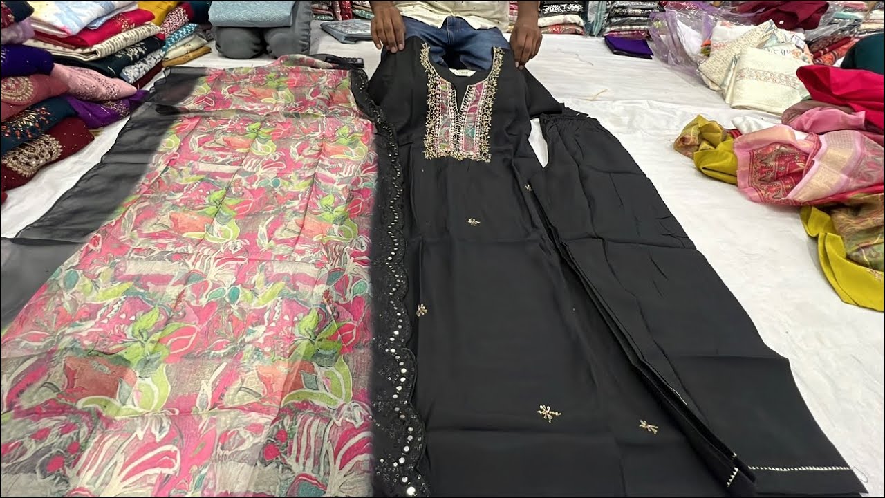 Chickpet Bangalore wholesale kurti sets ||Single piece courier ...