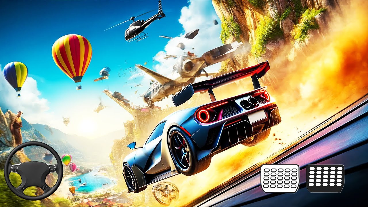 Crazy Speed Car Stunt Game - Premium Sports Car Stunts Ramp Parkour ...