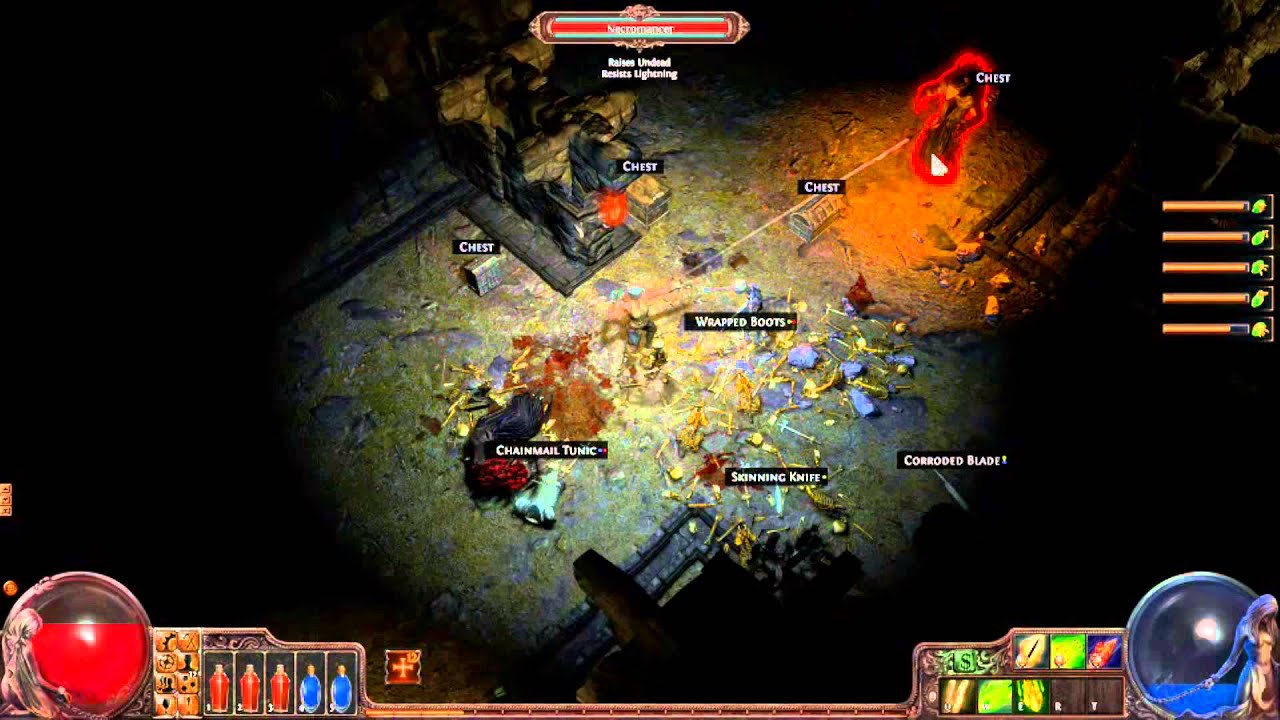Path of Exile: Act 1 Normal - The Lower Prison (No Commentary) - YouTube