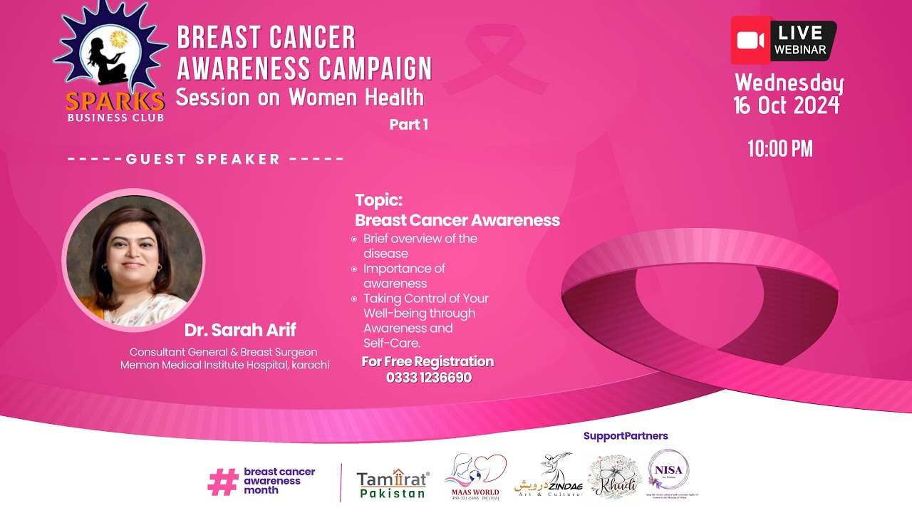 Health Series | Breast Cancer Awareness Campaign Part 1 | Speaker Dr ...