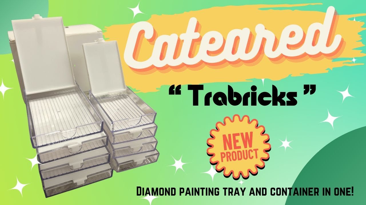New Product ALERT - Cateared "TraBricks" - diamond painting tray and ...