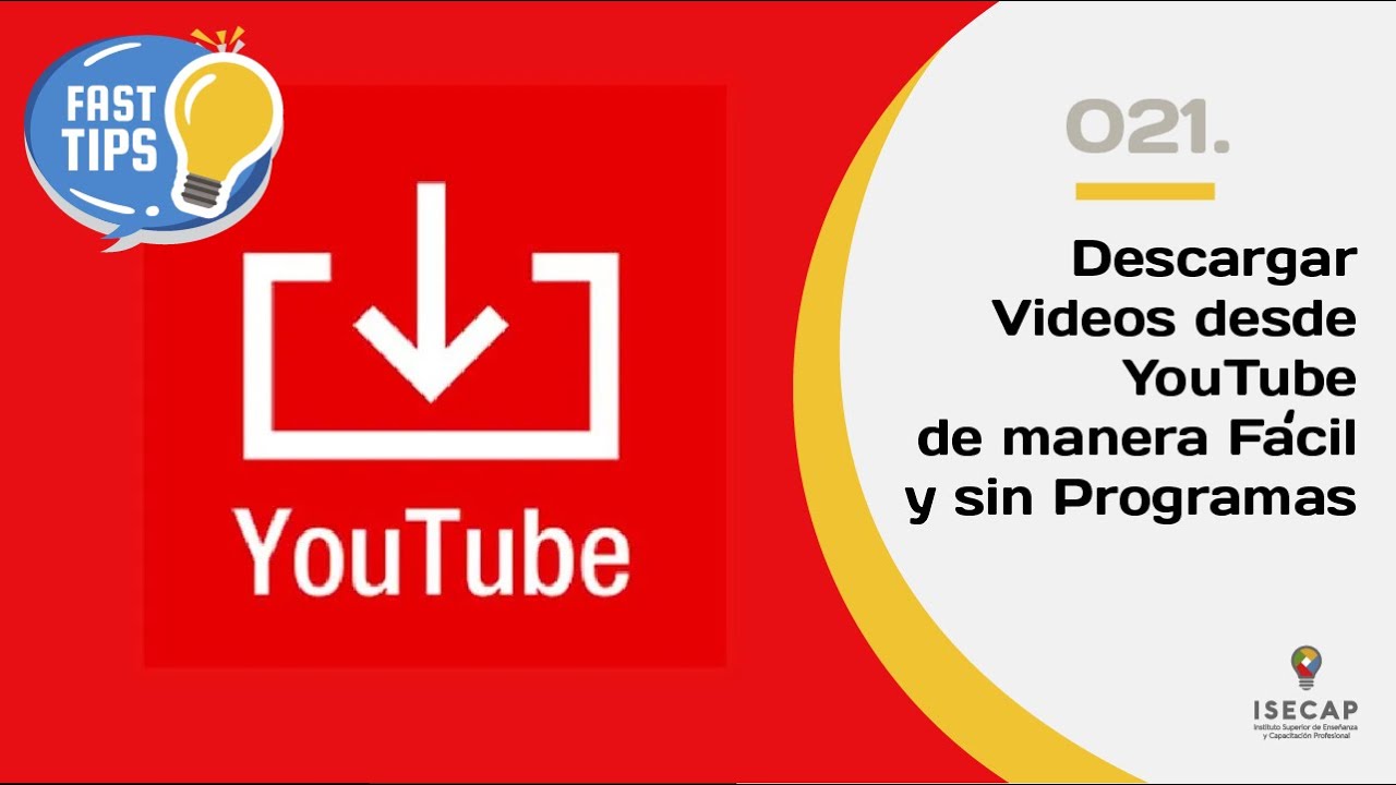 Fast Tips – Descargar Videos de manera Fácil y sin programas - YouTube