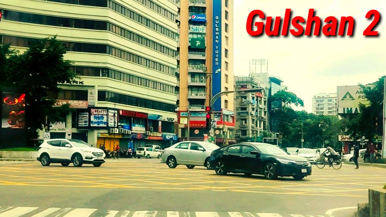 Dhaka Gulshan To Baridhara || American embassy area || see road drive ...