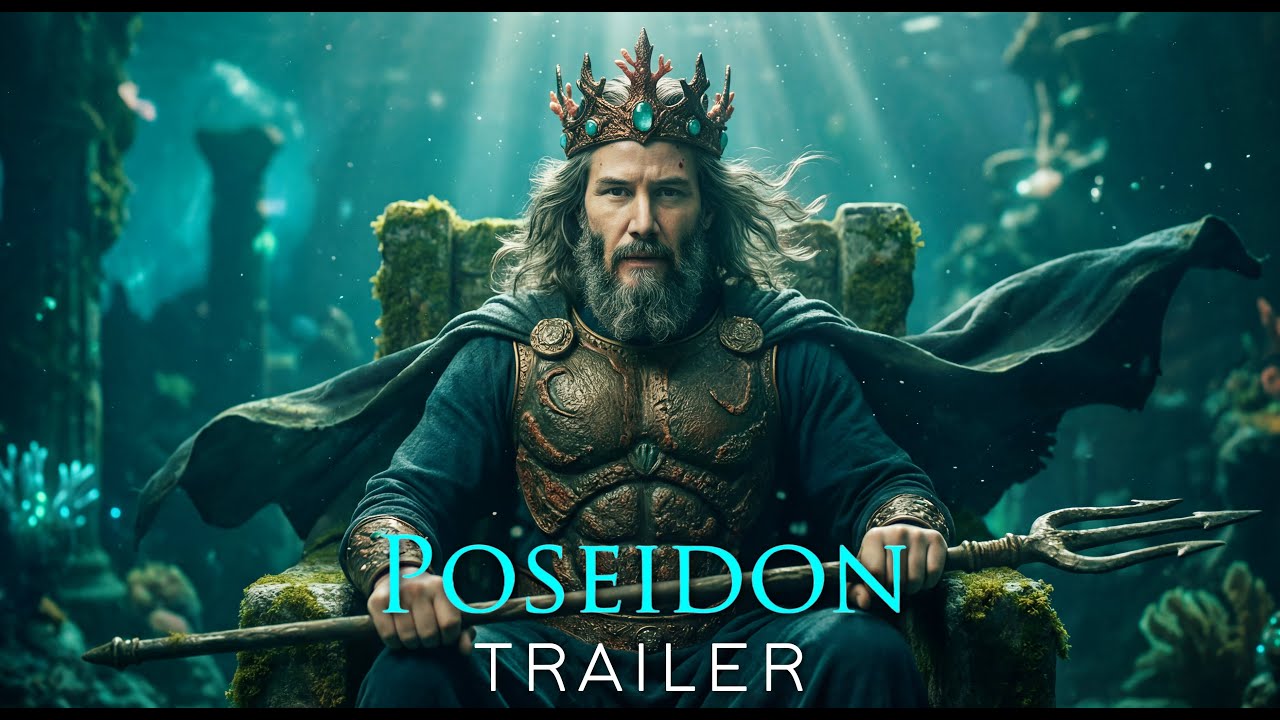 POSEIDON Live Action (2026) First Trailer - Keanu Reeves, Dwayne ...
