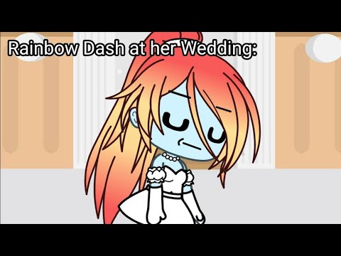 💖🌈 Rainbow Dash At Her Wedding: 🌈💖 | MLP | FlutterDash | GL Trend - YouTube