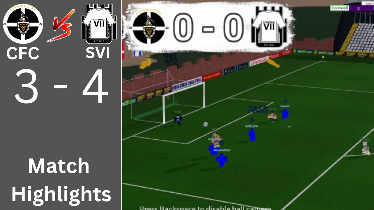 Cornwall FC 3 - 4 Starting VII | Local Division & National Division ...