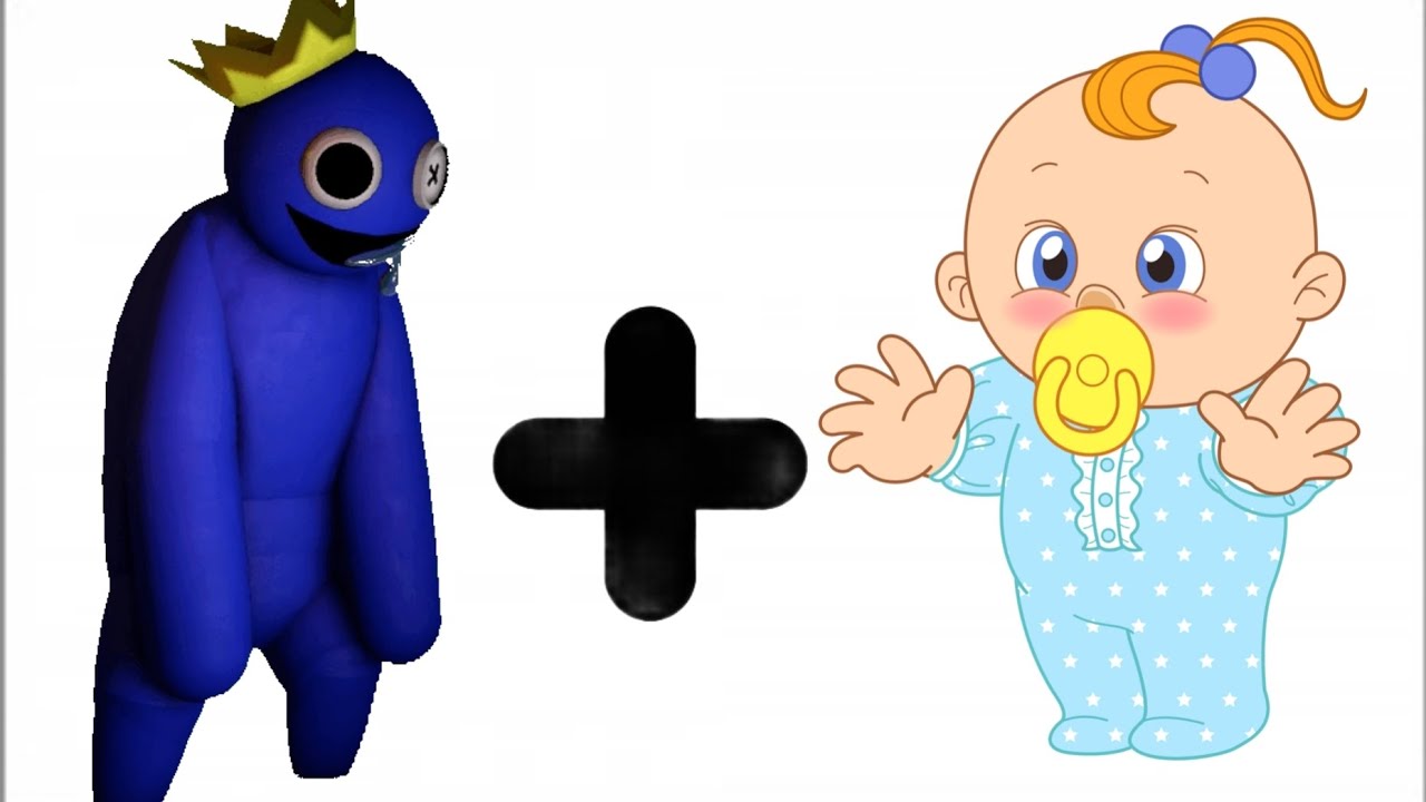 Rainbow friends blue + baby = ??? #animationmeme - YouTube