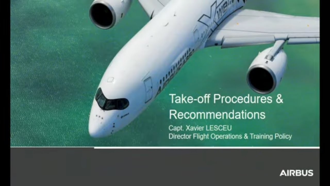 A320 Take Off Procedures and Recommendations - YouTube