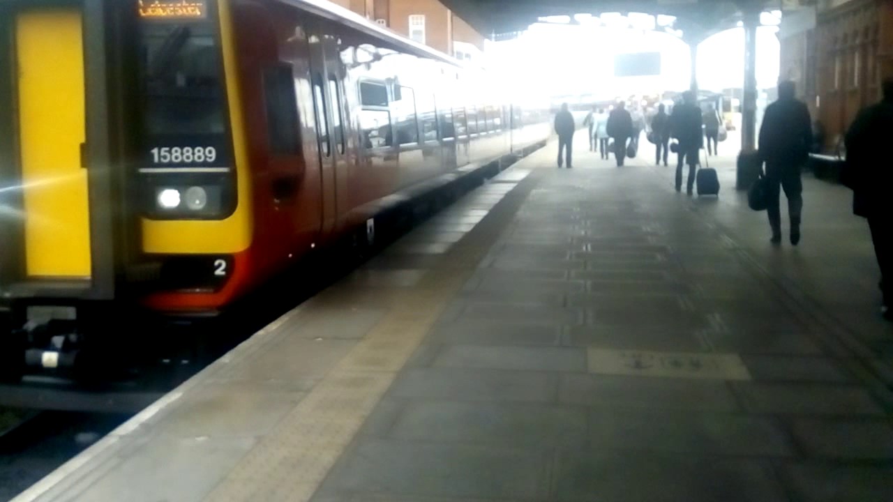 Class 158 889 (On long term hire from SWT) @ Notts - YouTube