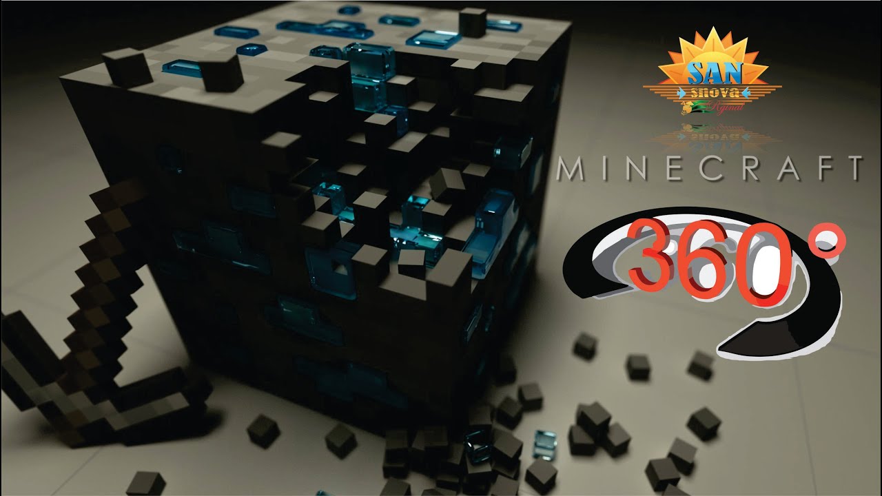 My first Minecraft 360° Degree Video - YouTube