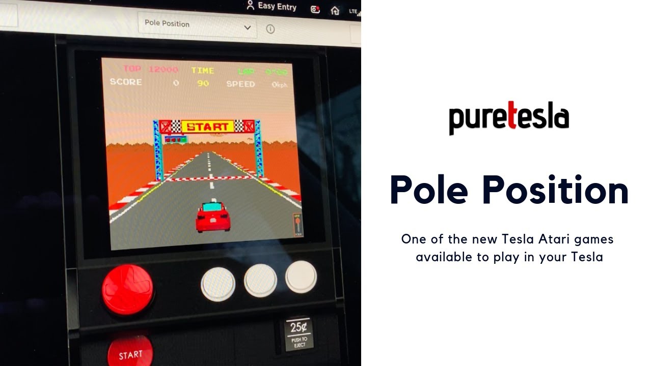 Tesla Pole Position Demo - Tesla Easter Eggs - YouTube