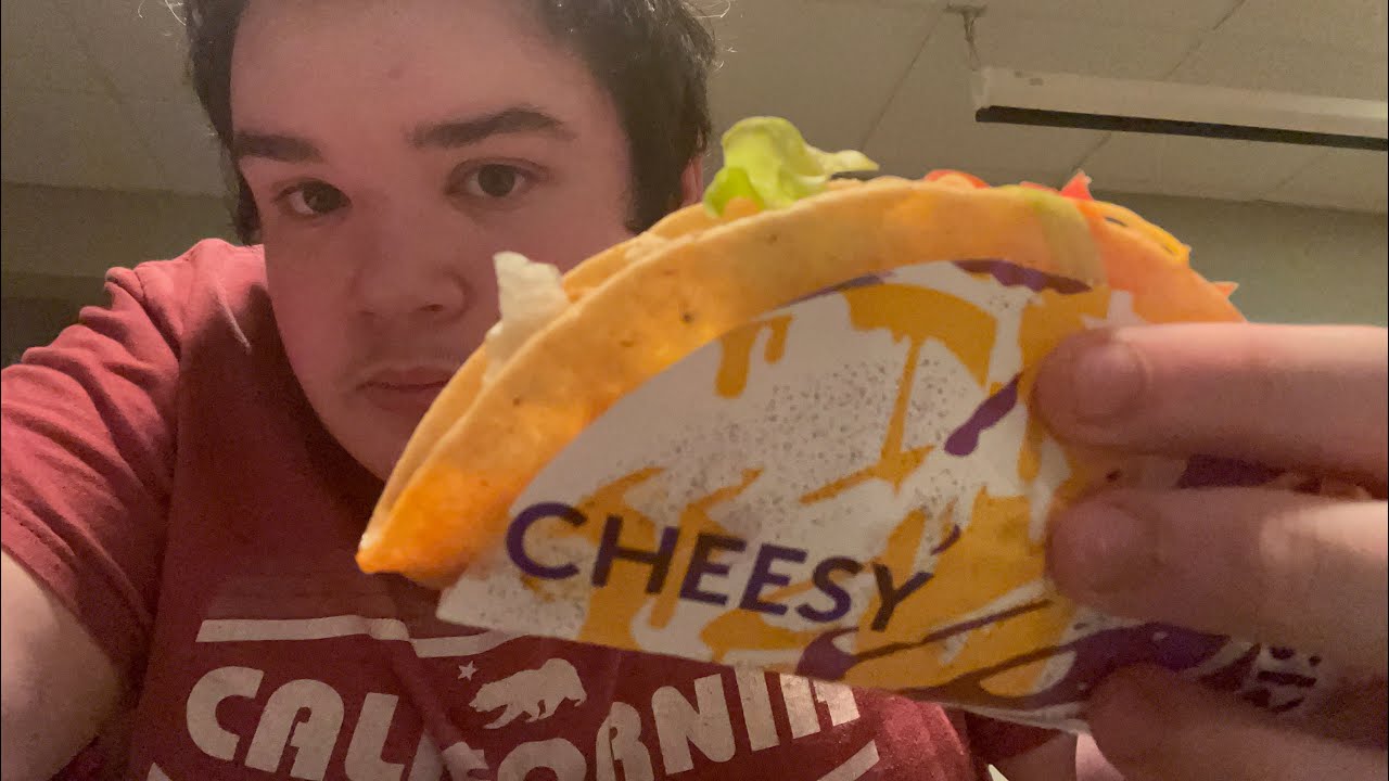 Taco Bell crispy melt taco taste test - YouTube