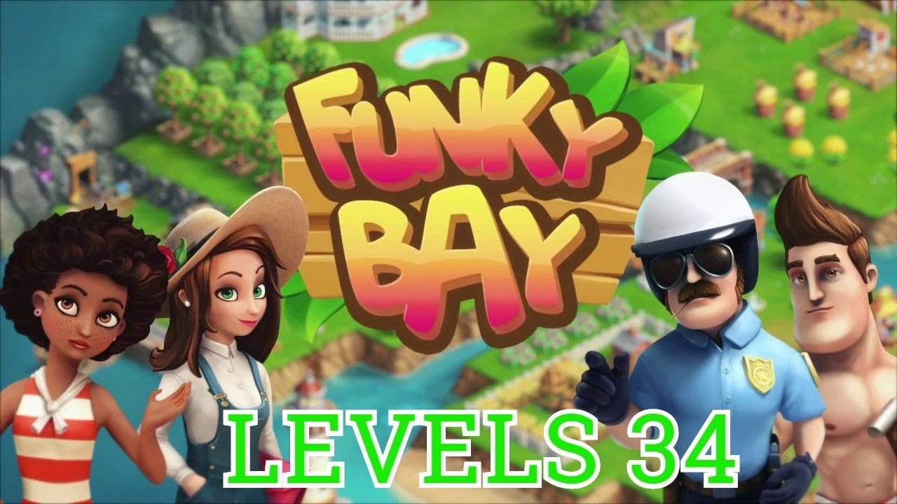Funky Bay - Level 34 - Game Walkthrough, Gameplay (iOS, Android) - YouTube