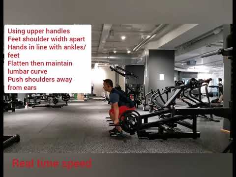 Deadlift Machine - How to use - YouTube