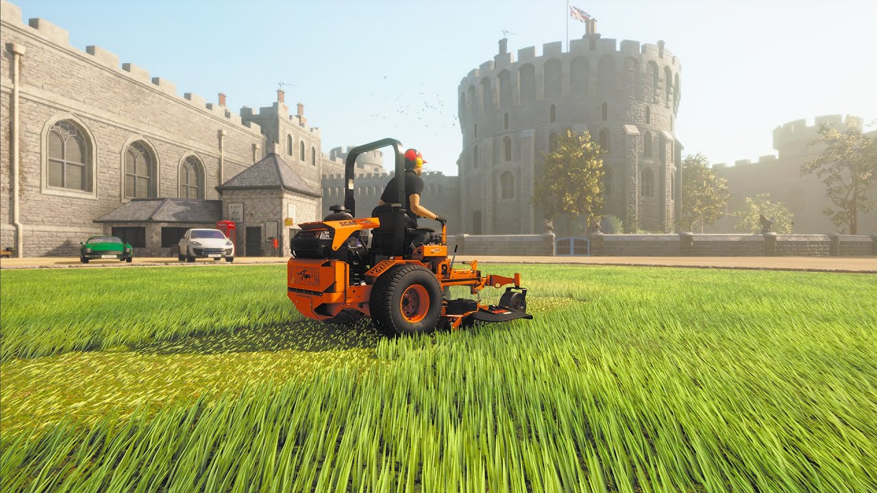 This AMAZING New Lawn Mowing Simulator is EXACTLY What We Needed | Lawn ...