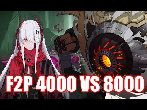 【Punishing: Gray Raven】F2P 4000 vs 8000 RIOT - YouTube
