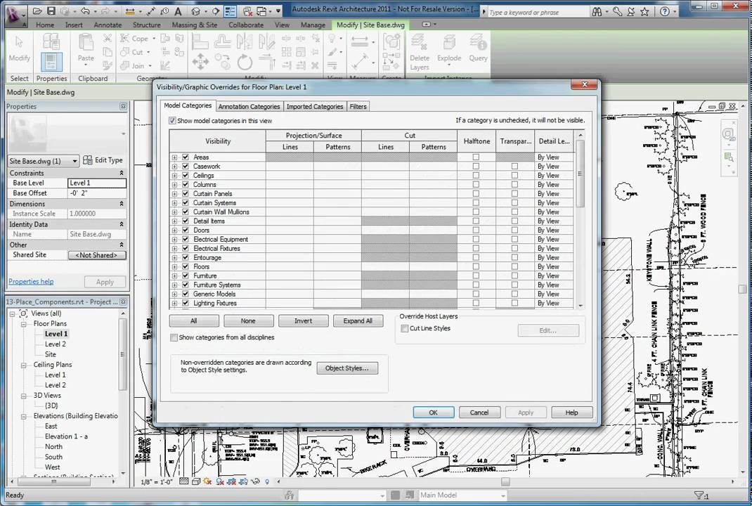 Easy Revit (2011) -15.1- Import CAD and Create Detail Components - YouTube