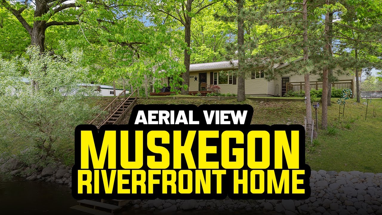 Experience The Stunning Views Of This Riverfront Property In Evart ...