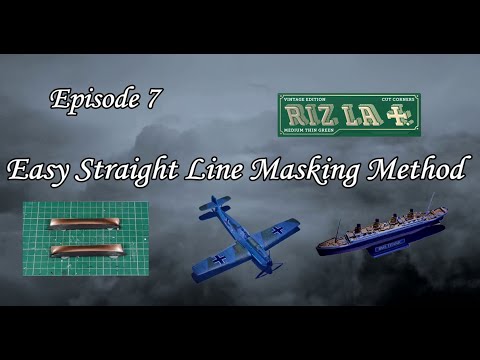 Episode 7 - Easy Straight Line Masking Method - Scale Modelling ...