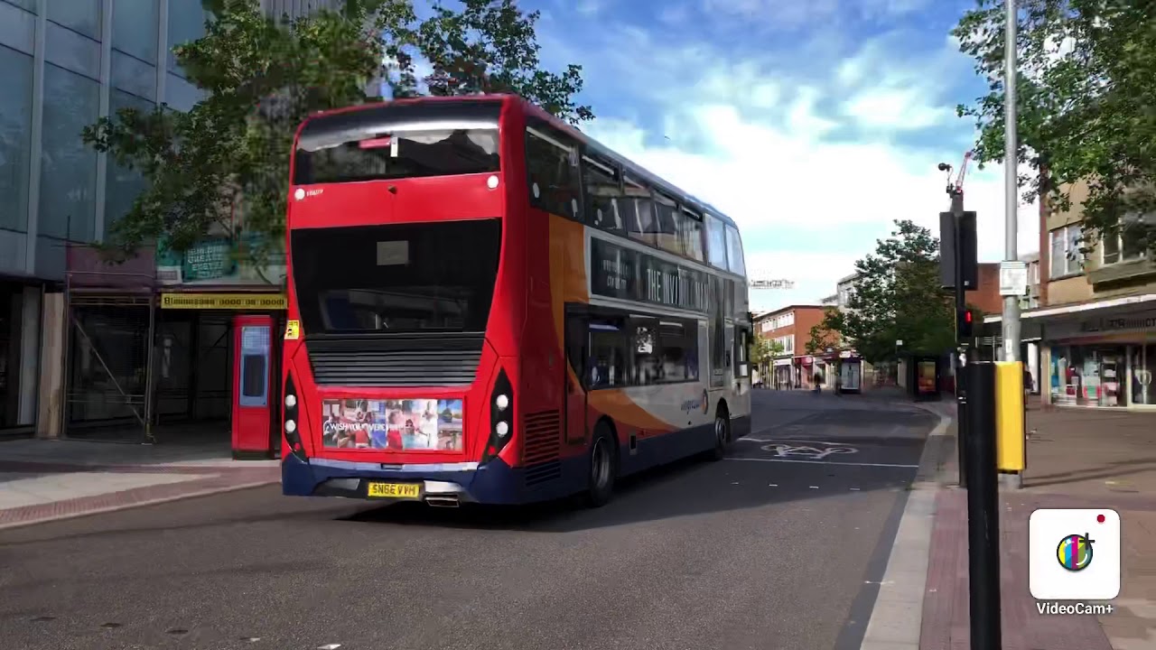 Buses In Exeter High Street, 15th June 2020 - YouTube