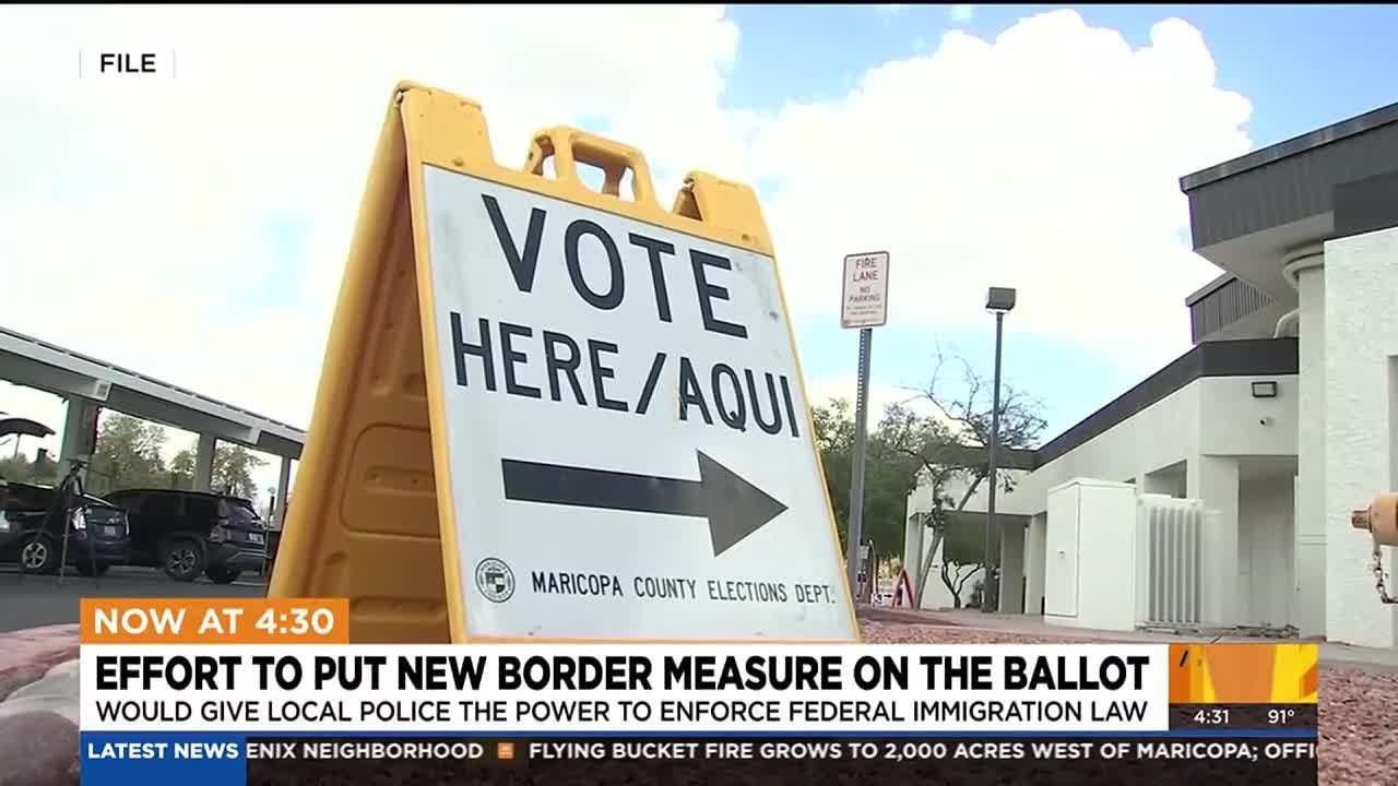 Arizona GOP working to put new border measure on ballot - YouTube