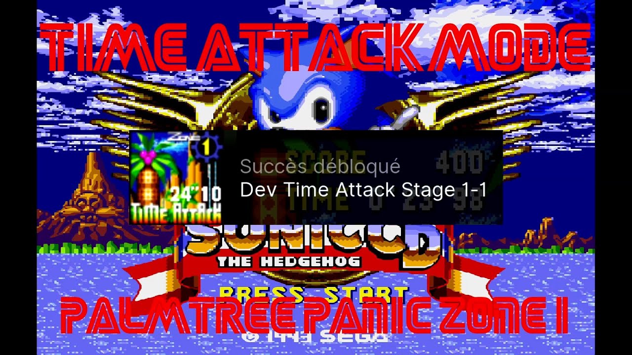 [Sonic The Hedgehog CD] Time Attack - Palmtree Panic Zone I Speedrun (0 ...
