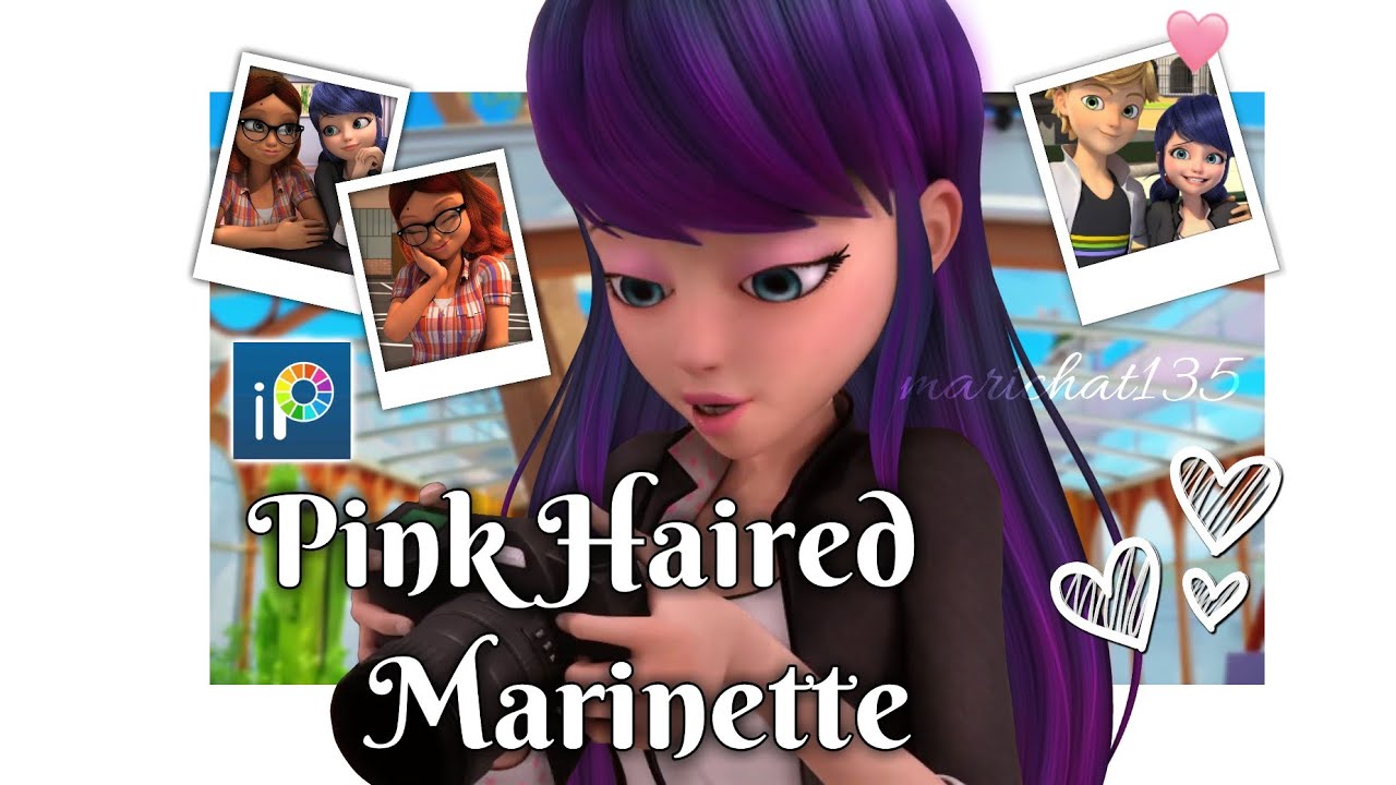 Miraculous Ladybug - Pink Haired Marinette // Speed Edit - YouTube