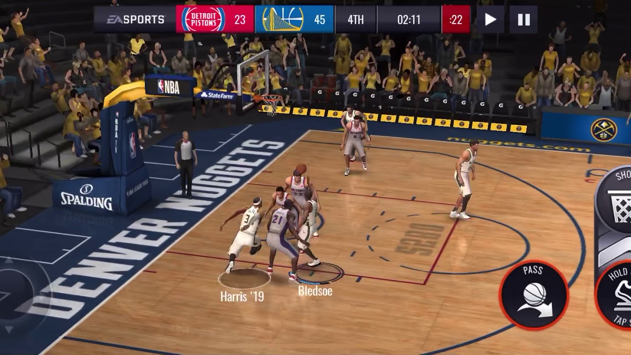 Cool dunk in NBA live pt2 - YouTube