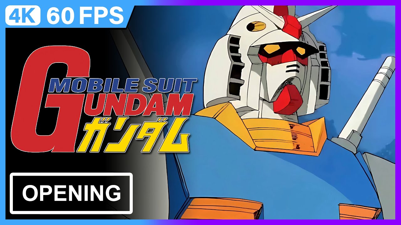 Mobile Suit Gundam Opening | 4K | 60FPS | Creditless | - YouTube