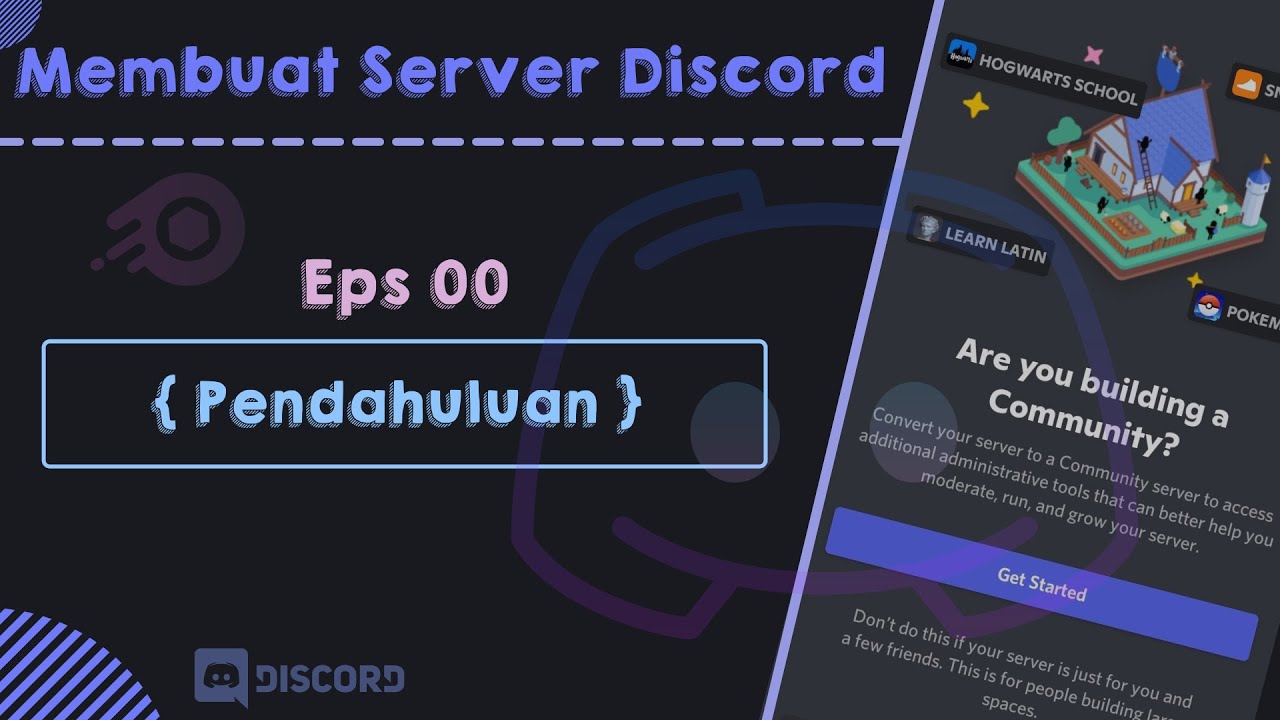 Tutorial membuat server discord | Pendahuluan | Tutorial Server Discord ...