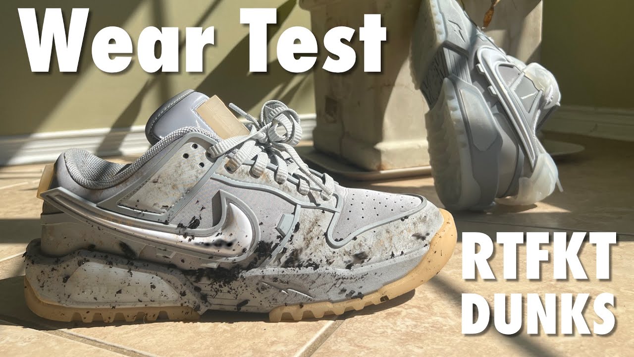 RTFKT Nike Dunk Ghost 30 day Wear Reviews - YouTube