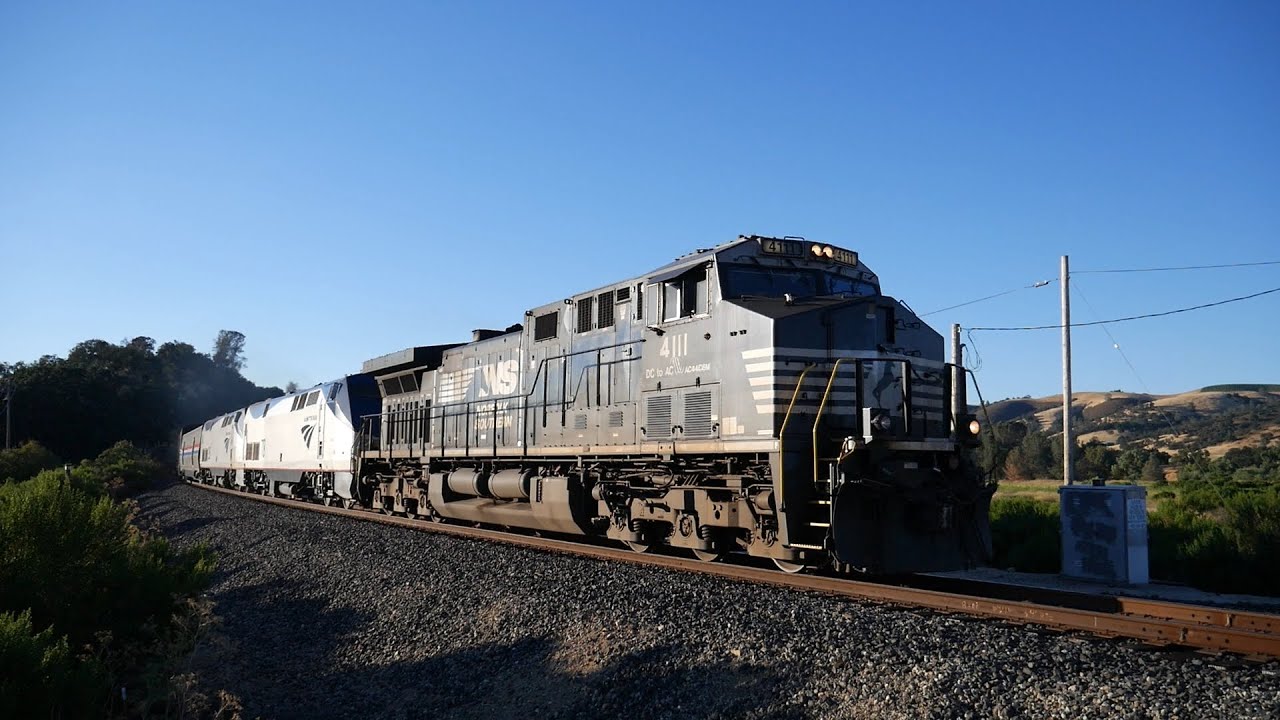 NS LEADING AMTRAK 14 w/ PRIVATE CARS! 8/17/23 - YouTube