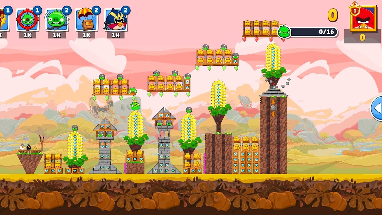 Level 7-8 – Angry Birds Friends No Power-Up Challenge (T-1647) | 3 ...
