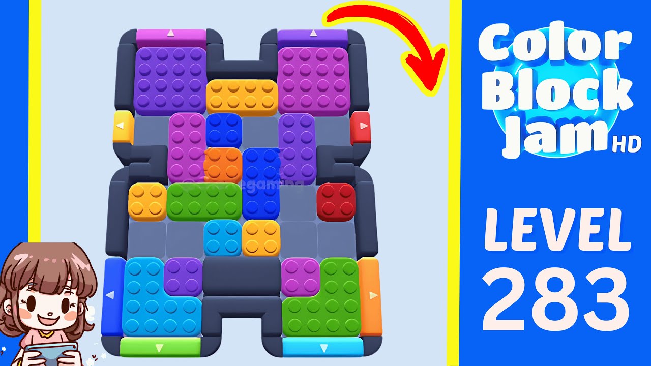 Color Block Jam Level 283 Solution Walkthrough - YouTube