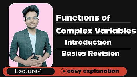 Functions Of Complex Variables - YouTube