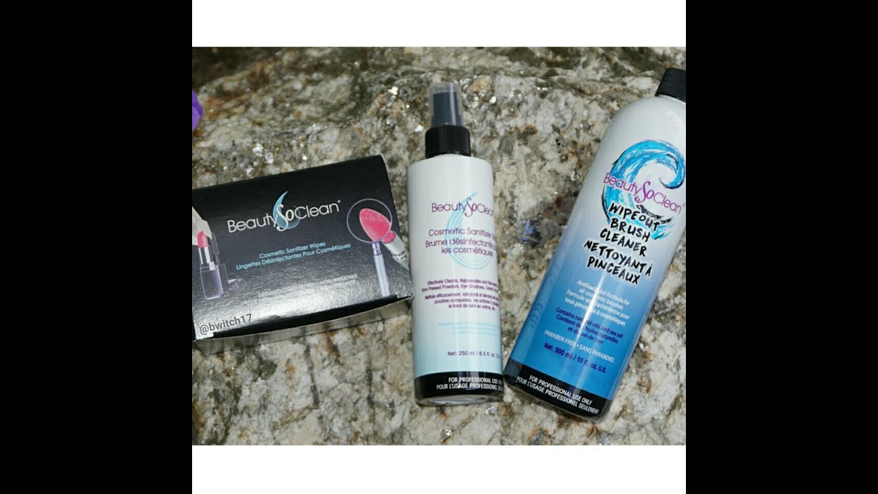 How to Sanitize your makeup with Beauty So Clean - YouTube