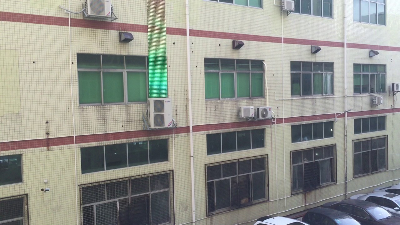 M8 56 LED mesh screen - YouTube