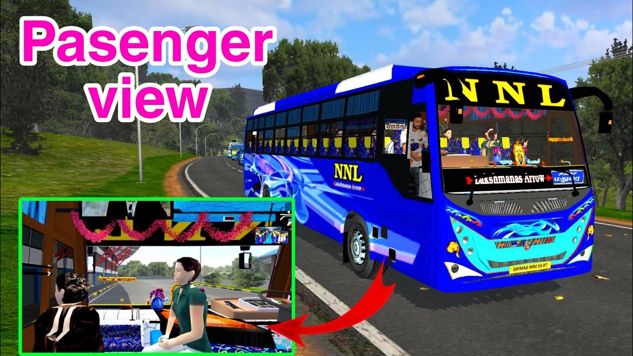 Pasenger view release nnl bus mod Bussid| SMJ Gaming - YouTube