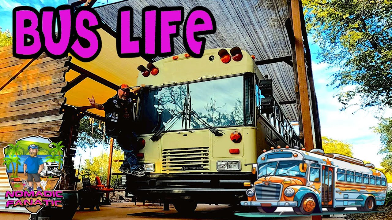 Living in a Converted School Bus Skoolie & Down To Tucson - YouTube