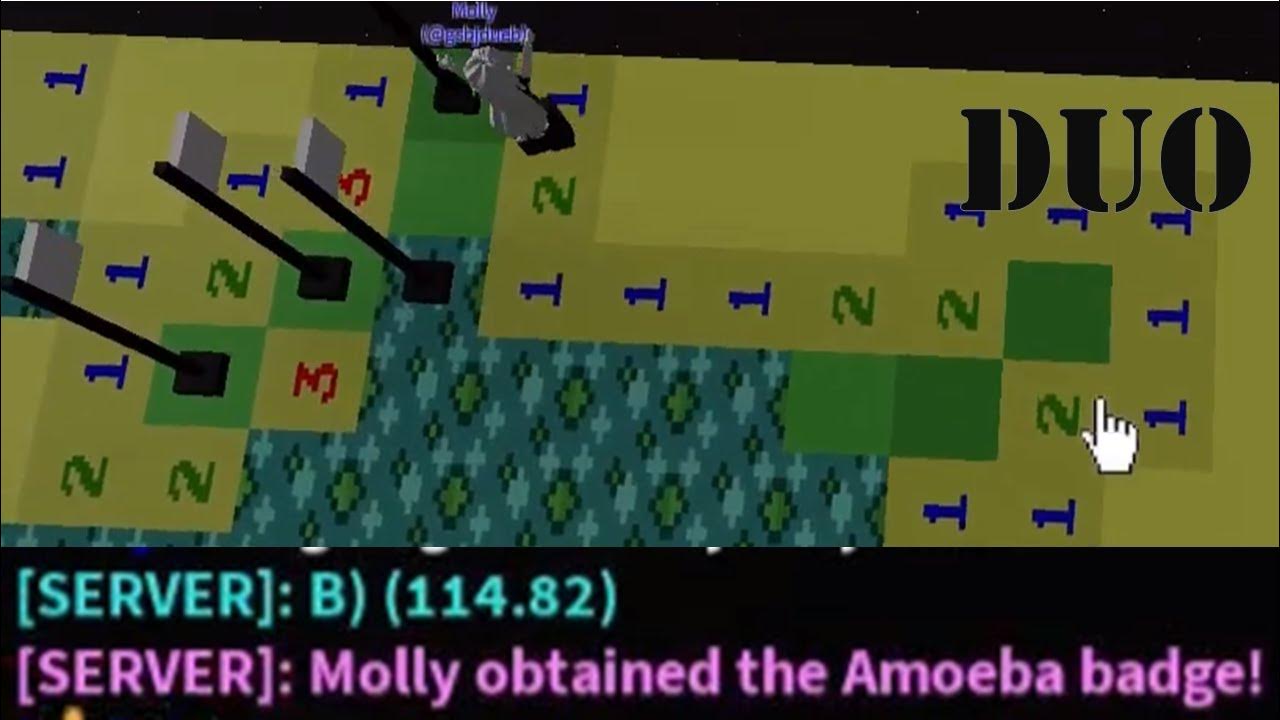 blockerman's minesweeper ameoba challenge [duo] 4 - YouTube