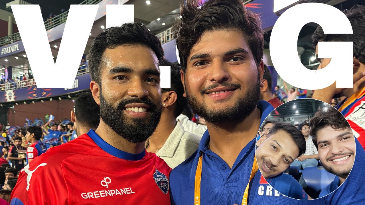 MET ALL DC PLAYERS | DC VS RR | DC CREW | VLOG #8 - YouTube