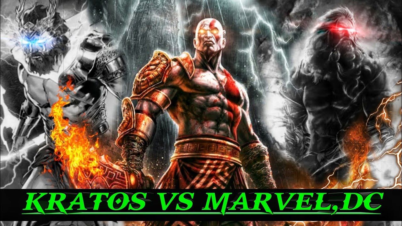 Kratos (God of war) vs Marvel Zeus and DC Zeus - YouTube