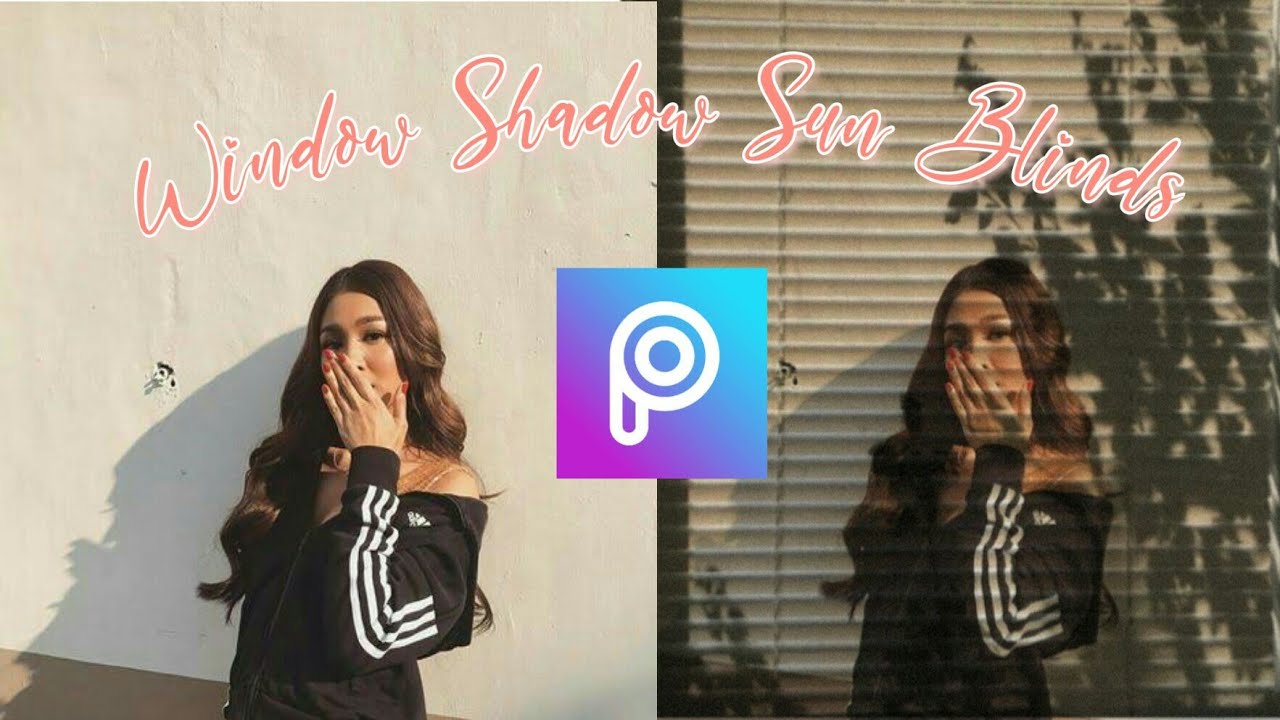 PicsArt Tutorial: Window Shadow Sun Blind - YouTube