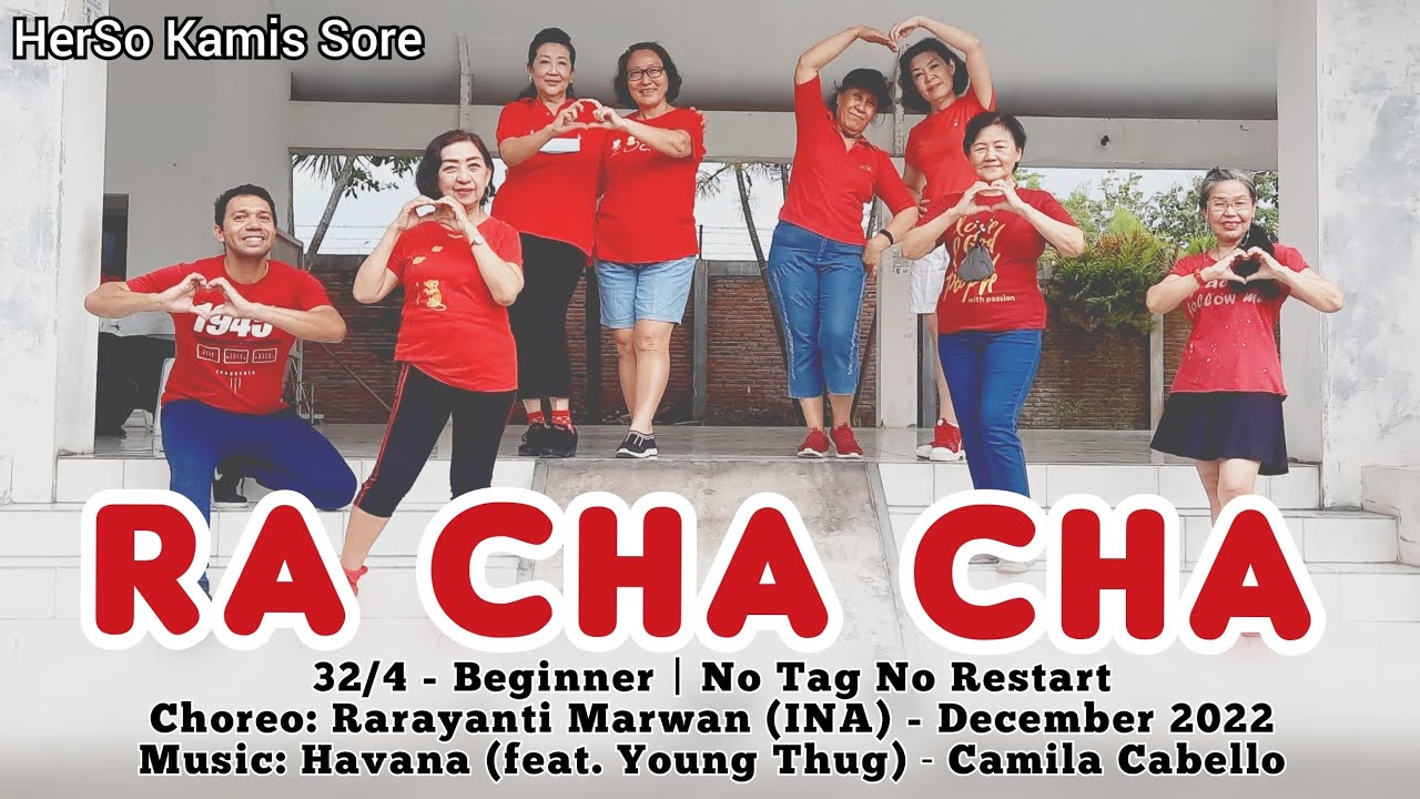 Ra Cha Cha Line Dance | Beginner | Rarayanti Marwan (INA) | HerSo Kamis ...